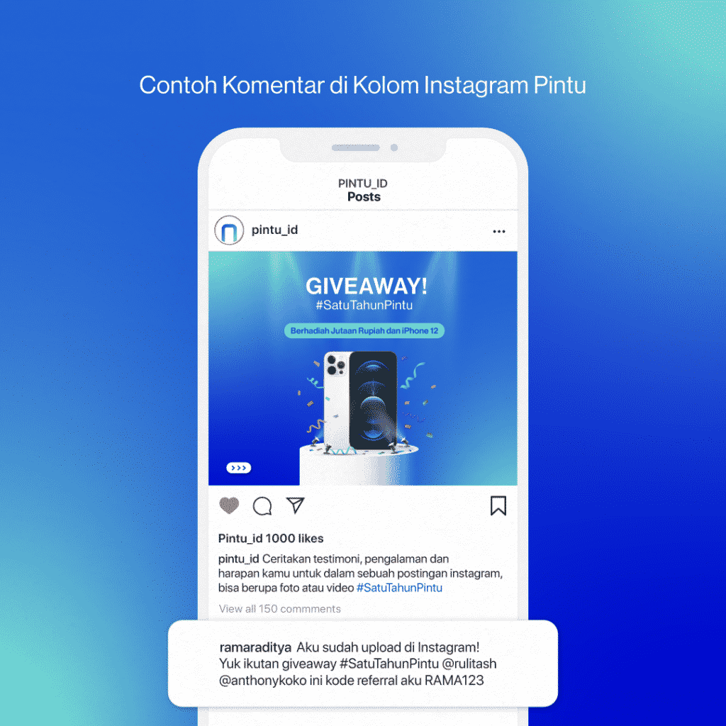 Ikuti Giveaway #SatuTahunPintu dan Menangkan Jutaan Rupiah dan iPhone 12! - Pintu Blog