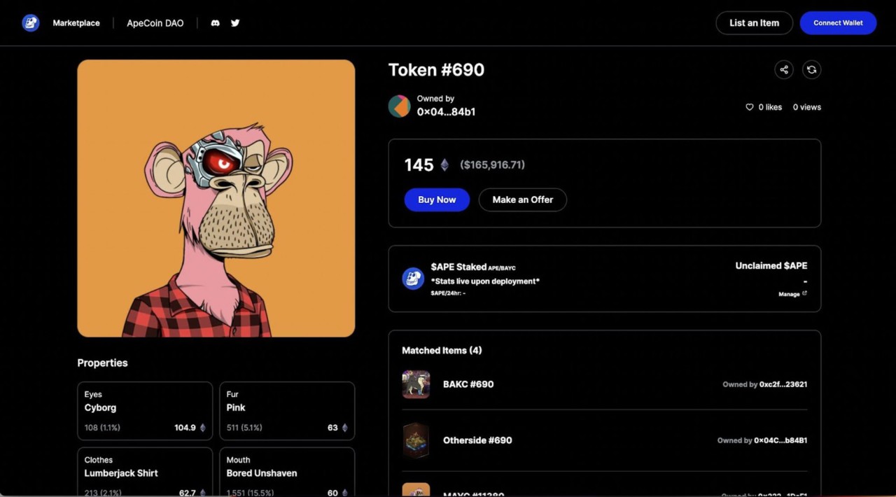 Harga NFT BAYC Jatuh, ApeCoin DAO Buat NFT Marketplace Sendiri! - Pintu News