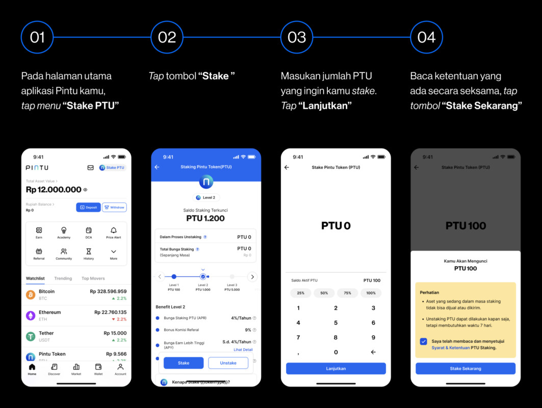 Cara Staking Crypto di Pintu, Mudah Banget! - Pintu Blog