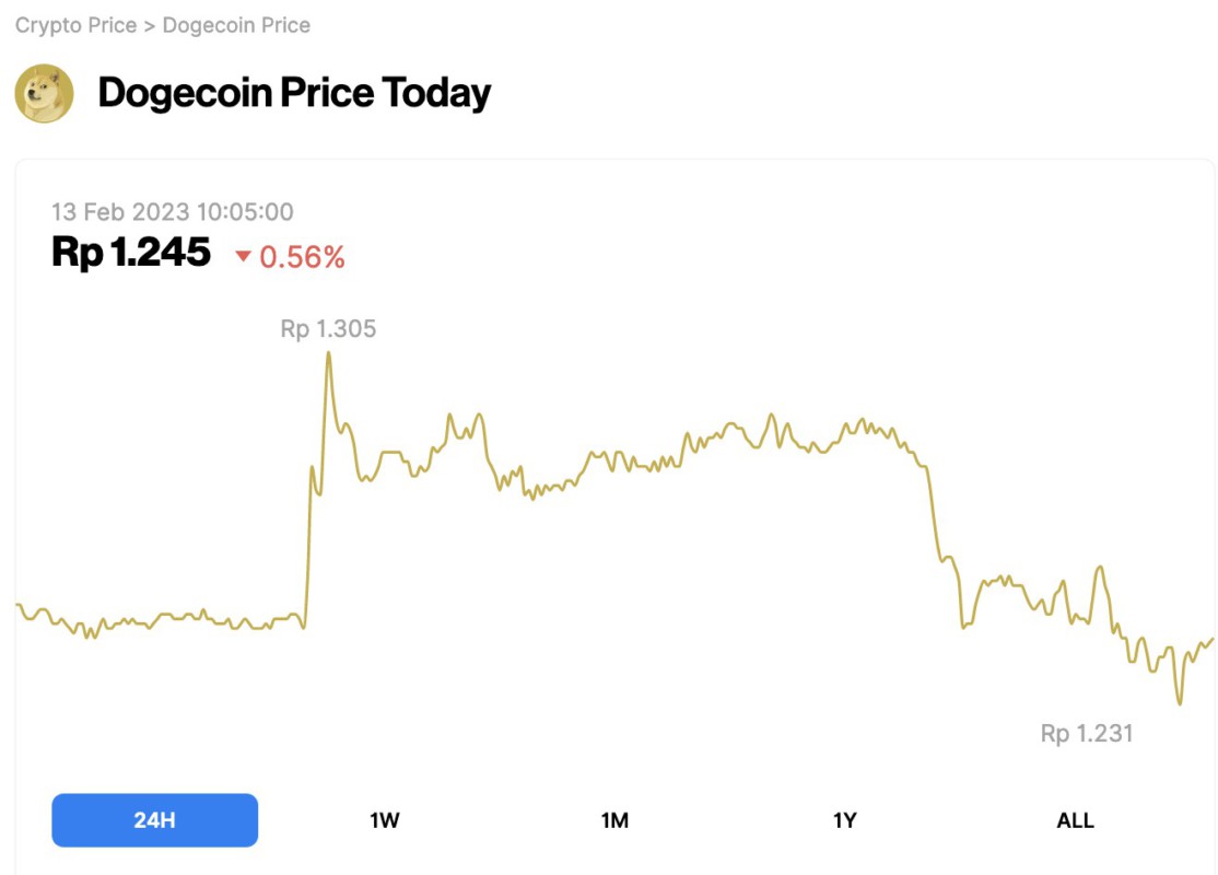 Analisis Harga DOGE Hari Ini 13 Februari: Volume Perdagangan DOGE Meningkat 110%! Kok Bisa ...