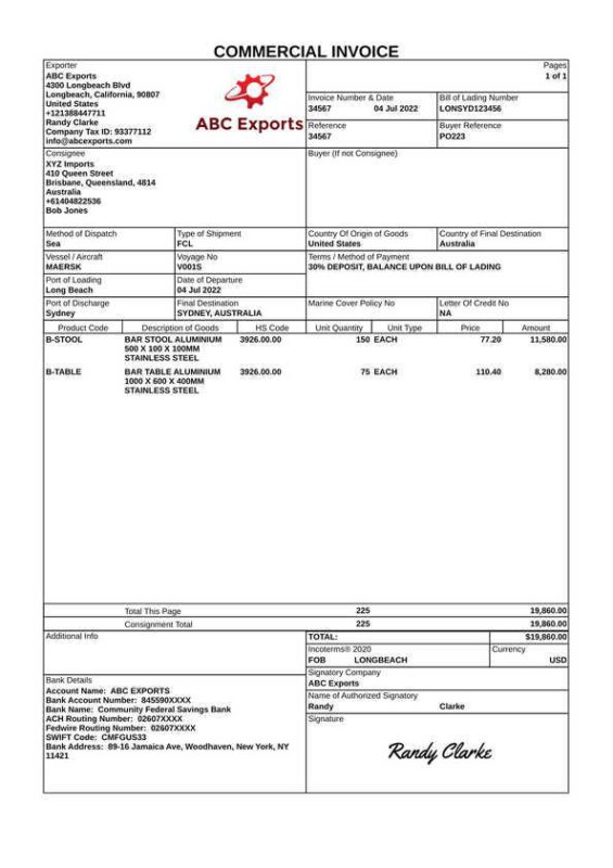 Commercial Invoice Fungsi Contoh Dan Cara Membuatnya Pintu Blog Commercial Invoice Fungsi Contoh Dan Cara Membuatnya Pintu Blog