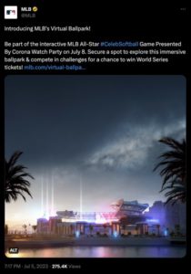 MLB Luncurkan Stadion Virtual Pertama di Metaverse dengan Pertandingan ...