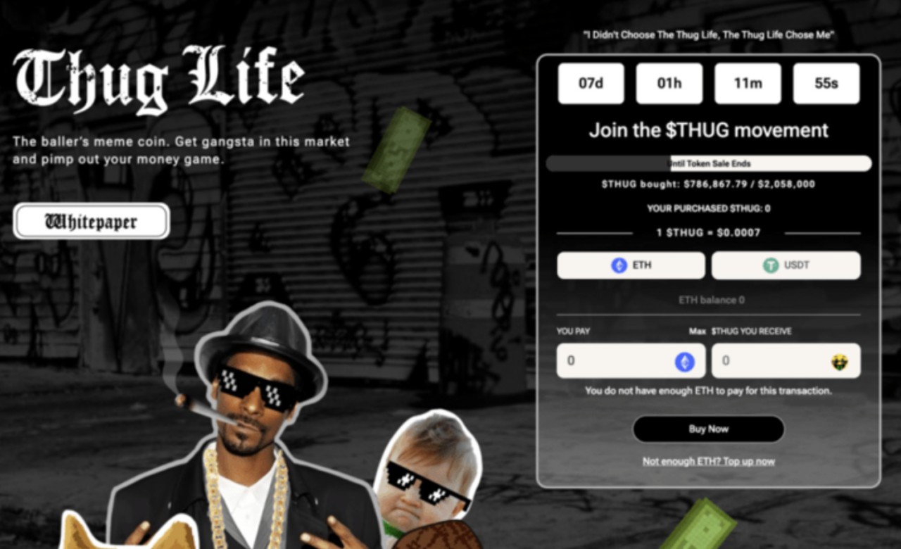 Presale Memecoin Thug Life Token Capai Rp11 Miliar, Siap Guncang ...