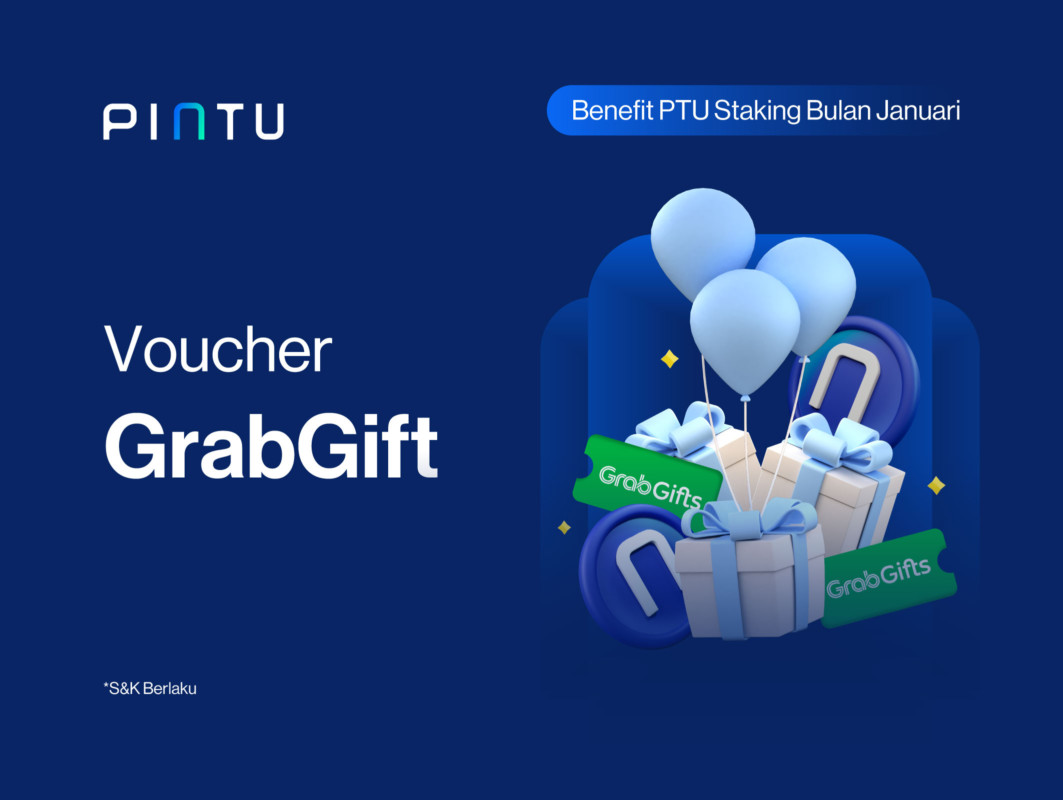 [Promo Grab] Staking PTU Dapatkan Voucher GrabGift - Pintu Blog