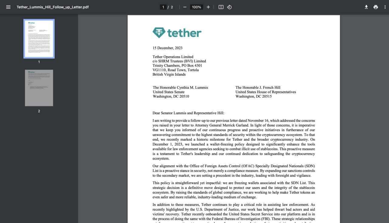 Tether Beraksi, Kebijakan Baru untuk Keamanan Dunia Crypto! - Pintu News