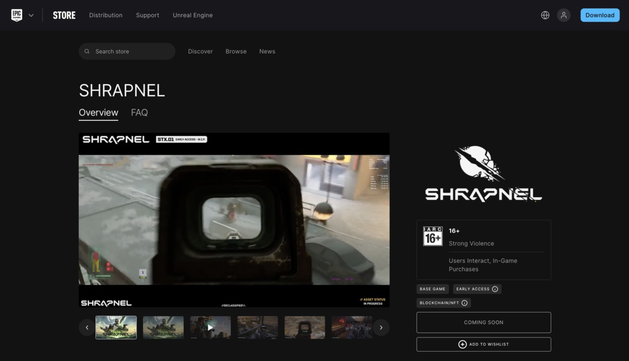 Game Crypto Shrapnel Meluncur di Epic Games Store, Siap Bersaing dengan ...