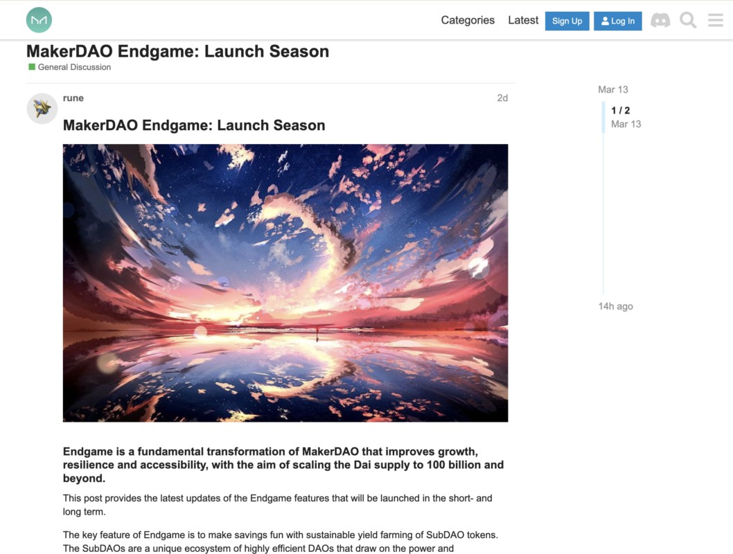 MakerDAO Luncurkan Dua Token Baru dalam Rencana ‘Endgame’! - Pintu News