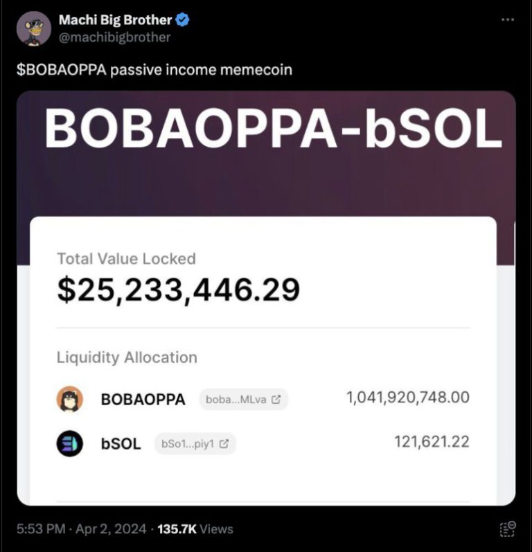 Memecoin Solana ‘Boba Oppa’ dari Selebriti Musik Taiwan Alami Aksi ...