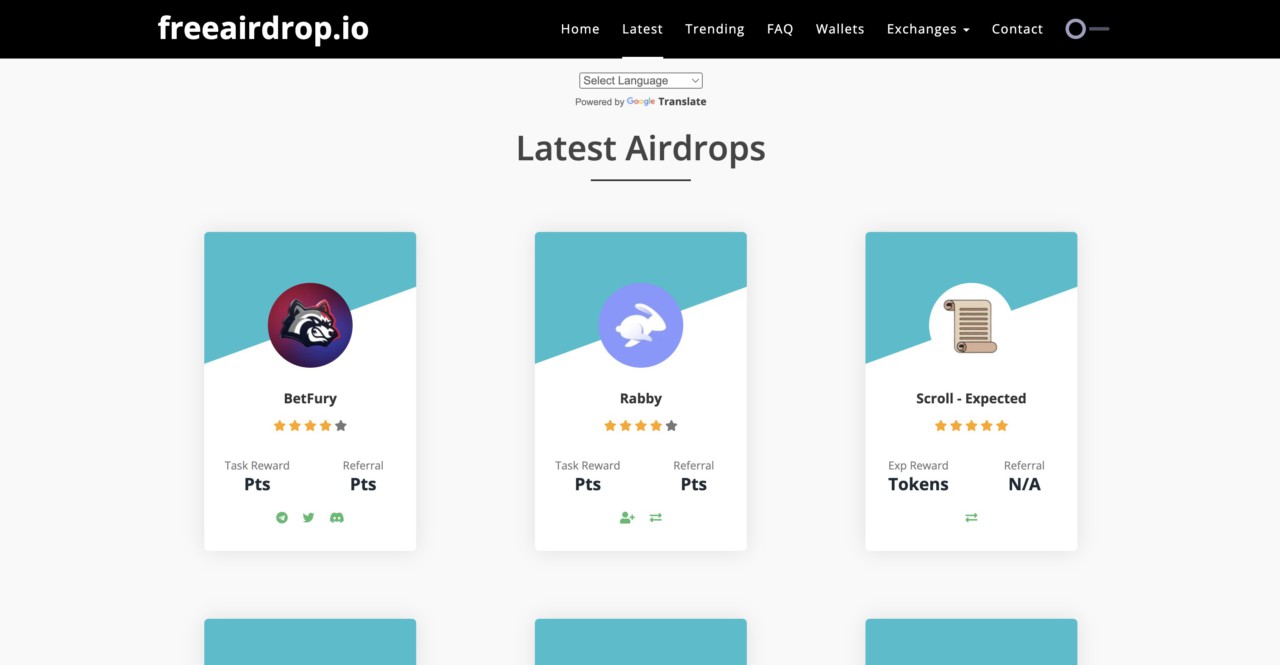5 Website Pencari Airdrop Kripto Terbaik Tahun 2024 - Pintu News