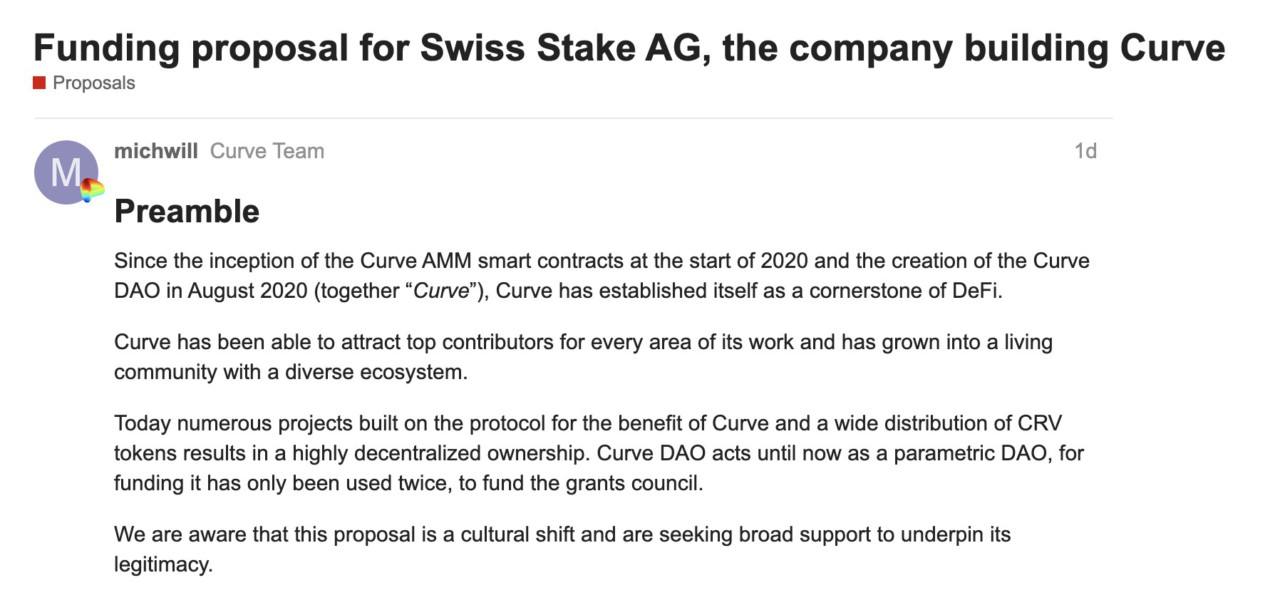 Pendiri Curve Michael Egorov Minta Dana $21 Juta CRV untuk Swiss Stake ...