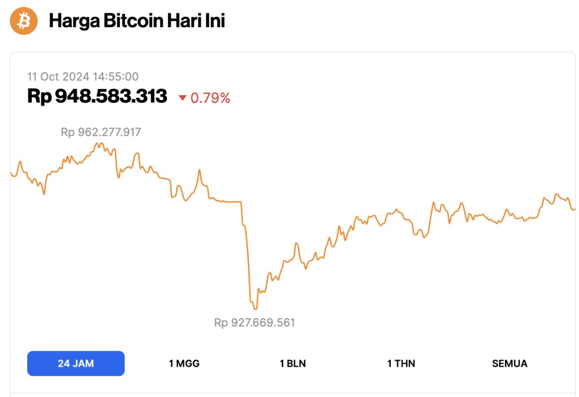 Harga Bitcoin Turun Hari Ini (11/10/24): 3 Memecoin Meroket hingga 40% ...