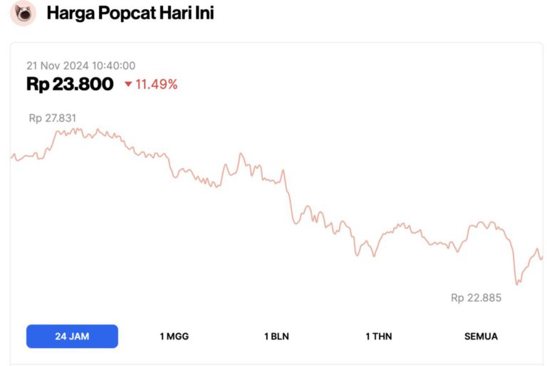 Harga POPCAT dan Pepe Coin Anjlok Selagi Memecoin FLOKI Melonjak 14% Hari Ini (21/11/24) - Pintu ...