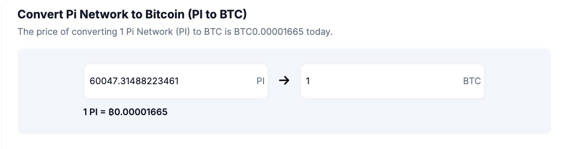1 BTC Berapa Pi Network (PI) (24/2/25)? - Pintu News