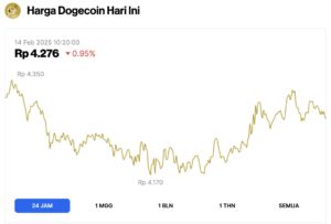 Harga Dogecoin Turun Tipis Hari Ini (14/2/25): DOGE Berpotensi Meroket hingga Rp290.000 di Masa ...