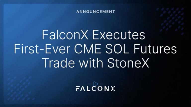 FalconX and StoneX Launch First Block Trade for CME Solana Futures ...