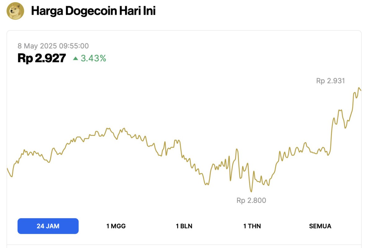 Harga Dogecoin Melejit Hari Ini (8/5/25): Bagaimana Prediksi DOGE ...