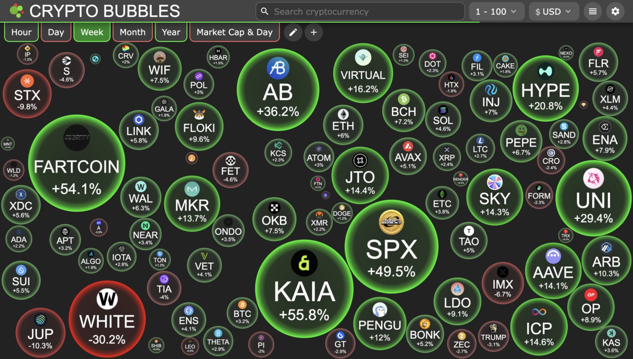 5 Potential Altcoins According to Crypto Bubble - Pintu News