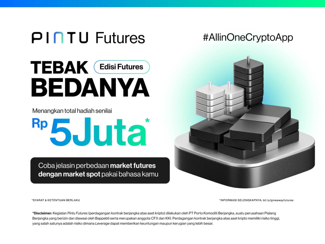 Giveaway Pintu Futures: Menangkan Hadiah Rp5 Juta USDT di X! - Pintu Blog