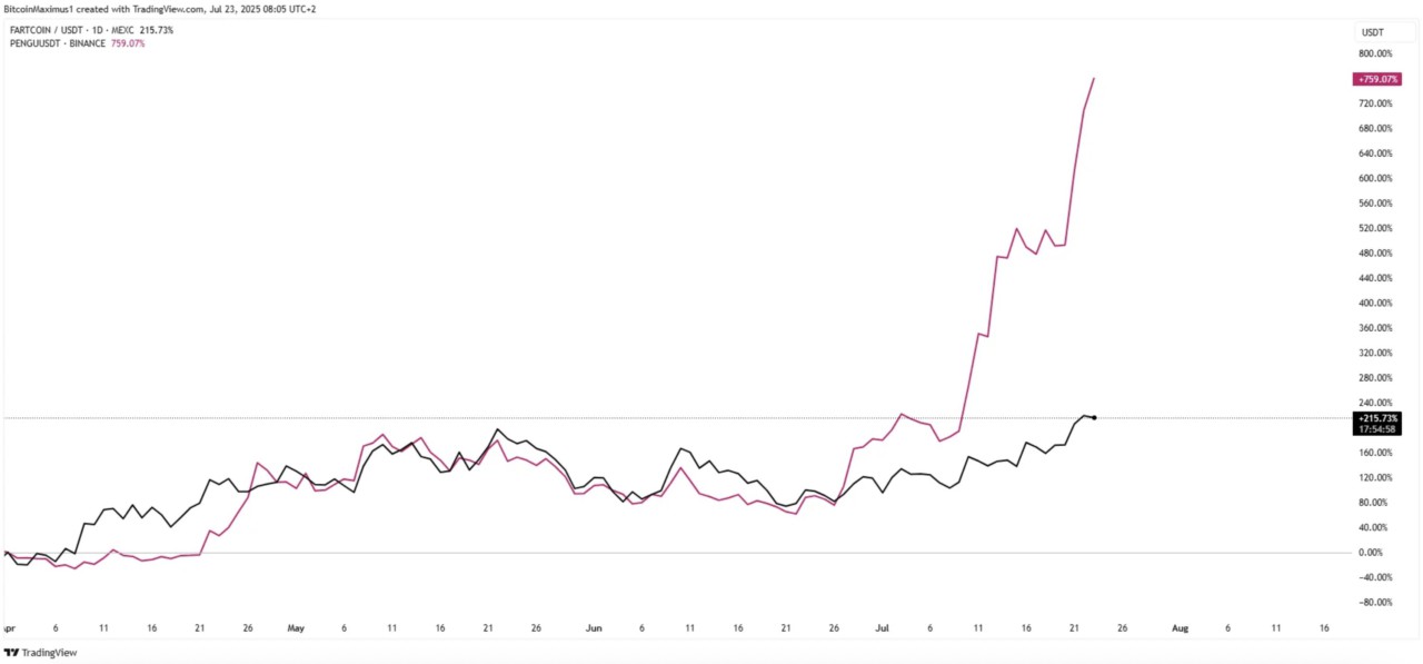 Is FARTCOIN the Next PENGU? This Meme Coin Could Be About to Explode! - Pintu News